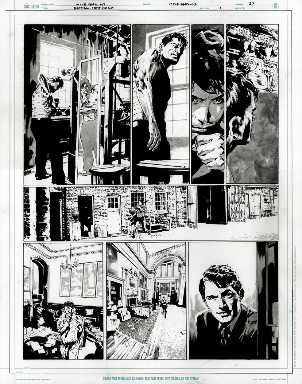 The Bat-Man: First Knight #1 p.27 – Comic Book Art Gallery