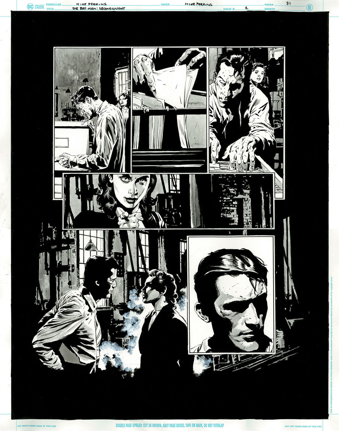 The Bat-Man: Second Knight #2 p.31 - Bruce's Crime Fighting Issue ...