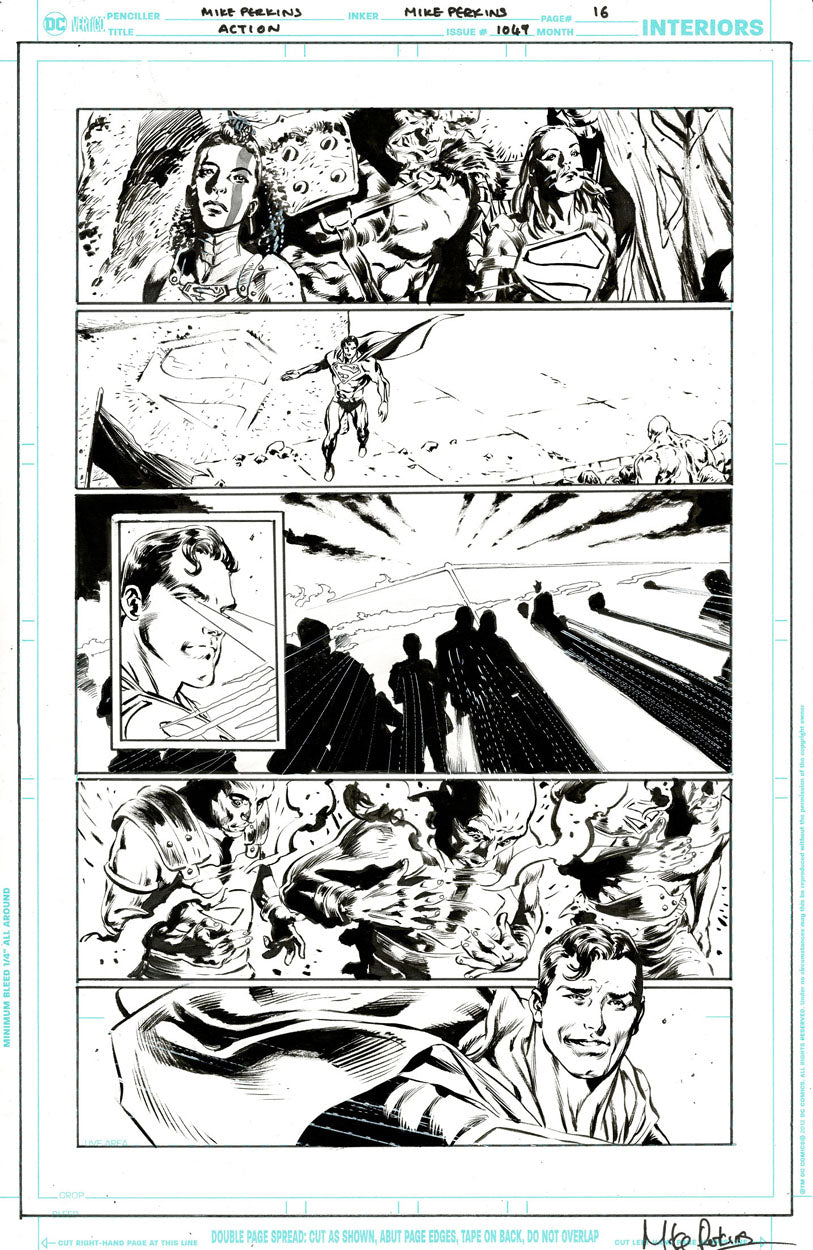 Action Comics 1049 P 16 Superman Comic Book Art Gallery